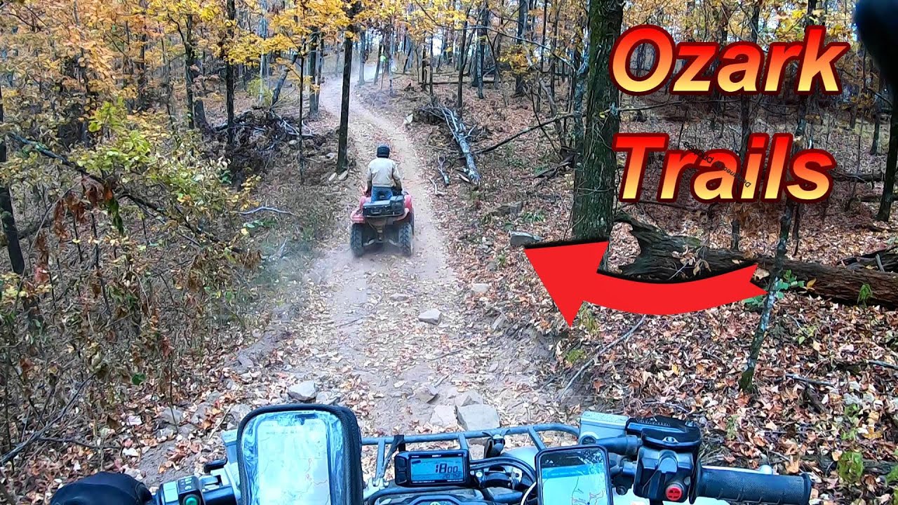 October Trail ride in the Ozarks! Honda Yamaha Polaris Can-am. - YouTube