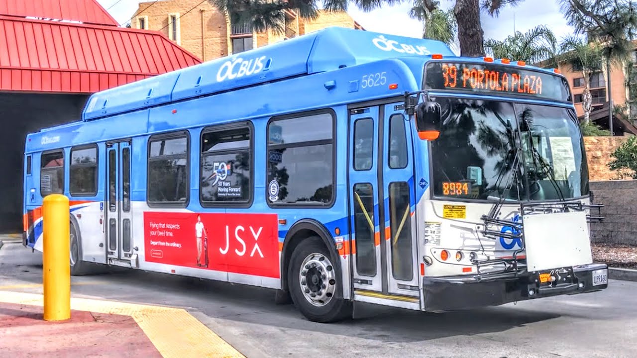 OCBus 2007 New Flyer C40LFR #5625 Route 89 to Portola Plaza - YouTube