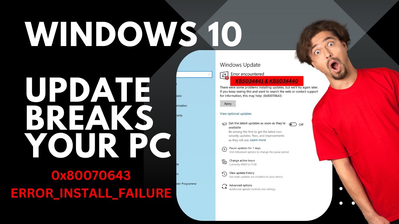 Windows 10 Update Breaks Your PC - YouTube