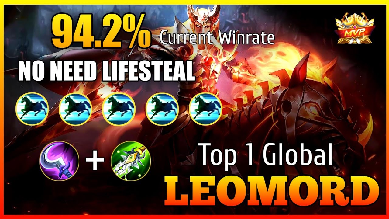 NO LIFESTEAL - LEOMORD BEST BUILD 2020 - TOP 1 GLOBAL LEOMORD - MOBILE ...