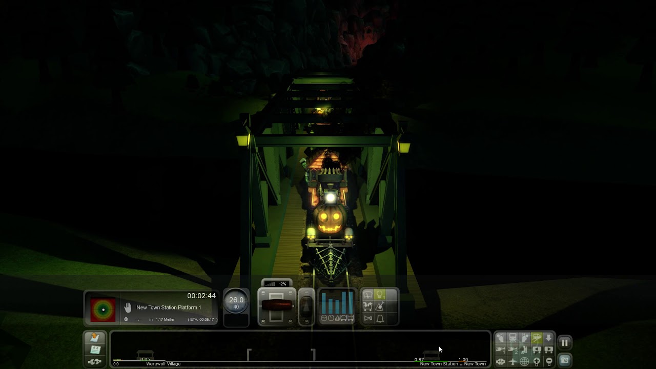 Train Simulator Halloween Route - YouTube