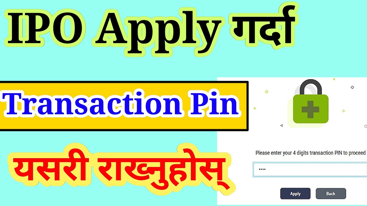 How to find transaction pin in mero share | mero share transaction pin ...