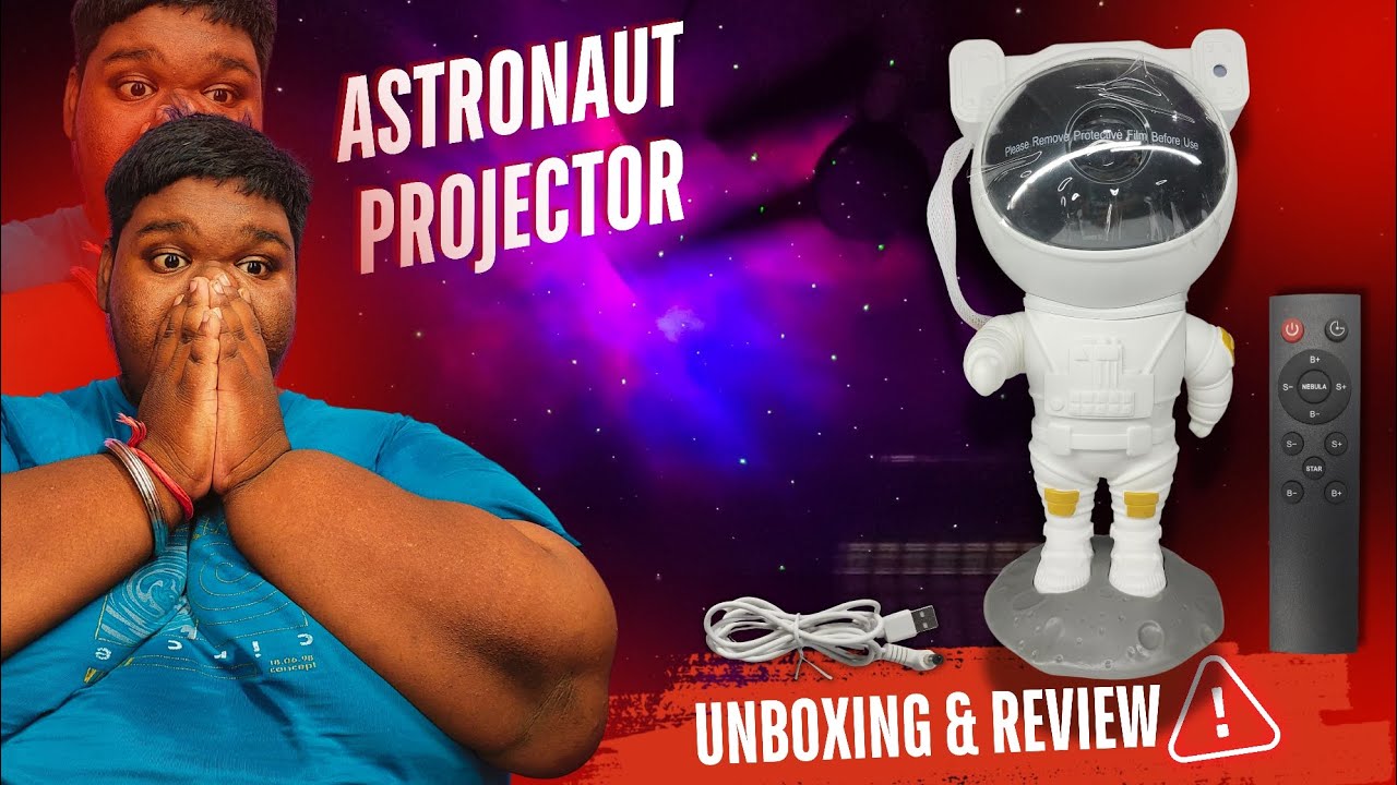Astronaut star galaxy projector 🔥 | Amazing Nebula light projector ...
