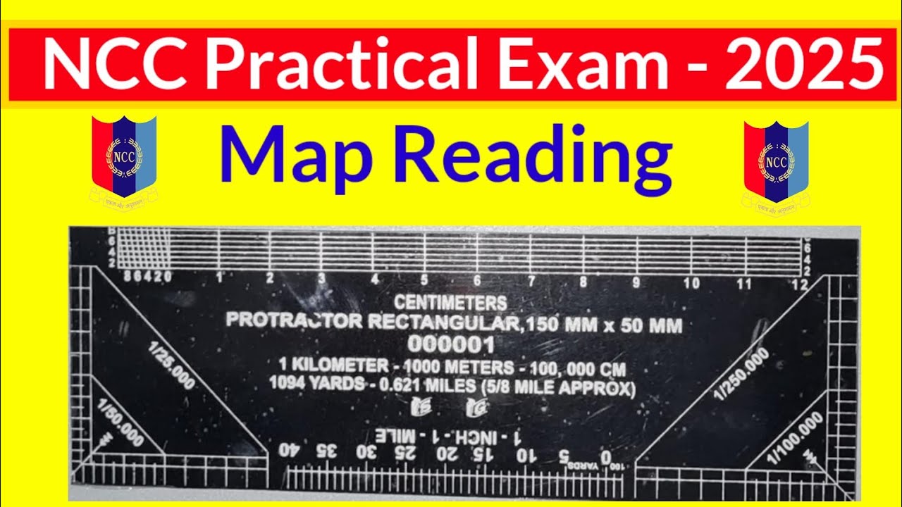 NCC b and C Certificate Practical Exam - 2025 | NCC map reading ...