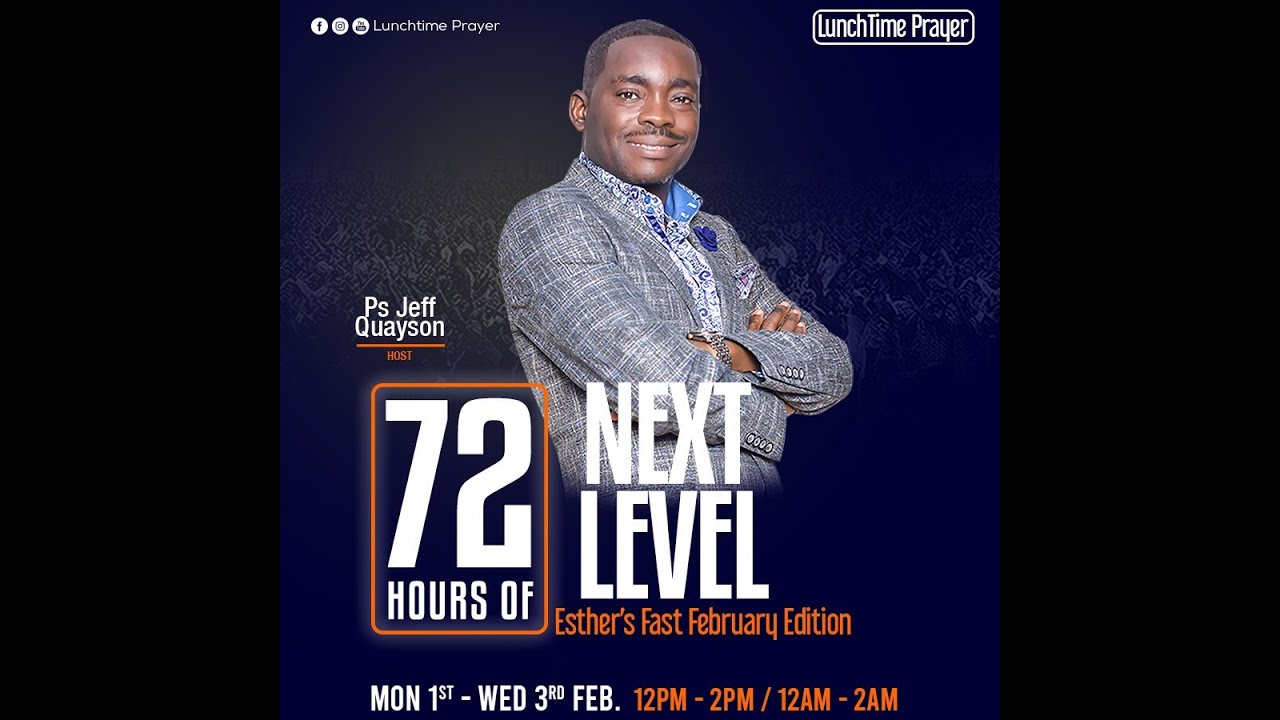 TUESDAY, 2ND FEBRUARY 2021... LUNCHTIME PRAYER ONLINE SERVICE WITH ...