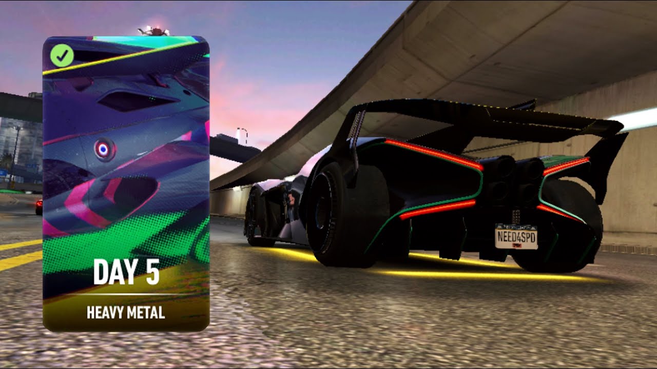 Bugatti Bolide DAY 5 NFS No Limits Winter’s Shadow Gameplay Walkthrough ...