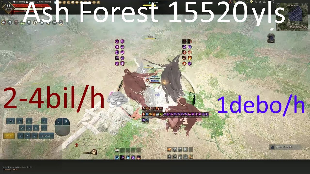 BDO Ash Forest, Awakening Nova 316AP, 15520 yellow no agris - YouTube