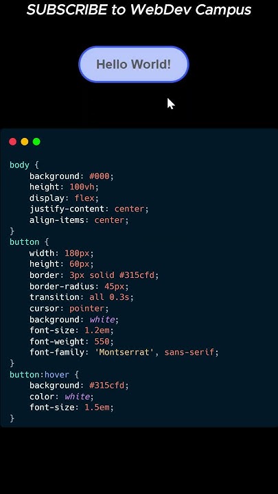 Html Css Button Animation On Hover Css Animation Project Web Development Project Youtube