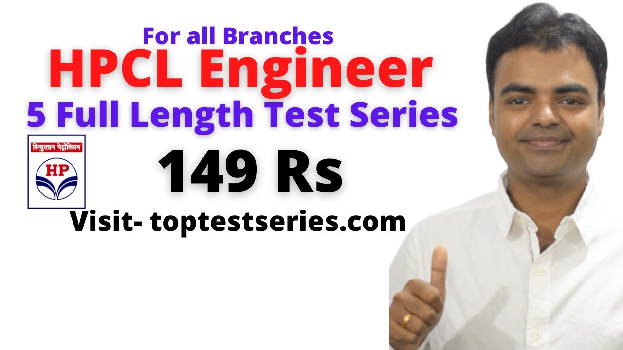🔥Best HPCL Engineer Test Series 2021 Mock Test Only @149Rs - YouTube