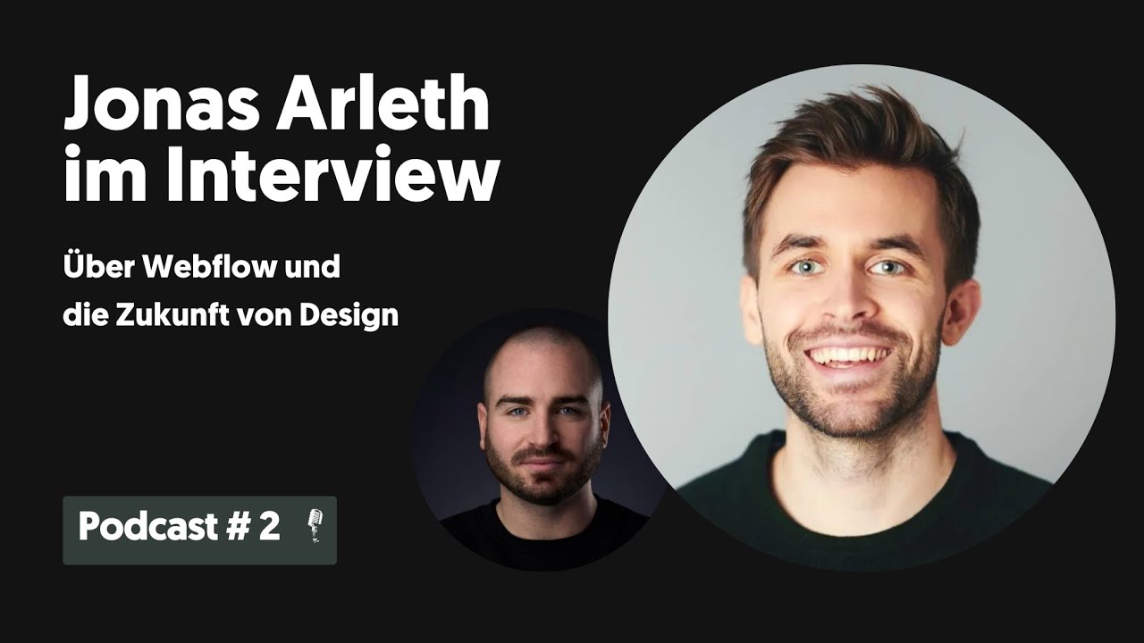 S4#2 Jonas Arleth über Webflow, KI und die Zukunft von Webdesign - Interview - YouTube
