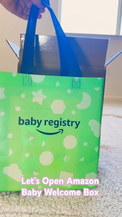 Unboxing Amazon Baby Welcome Box 2024 | Newbies | Welcome kit | Baby Registry | Amazon - YouTube