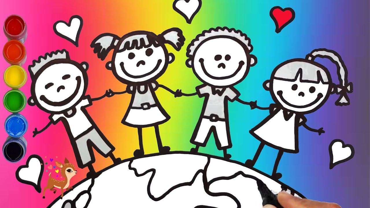 international Friendship day drawing | World Friendship Day drawing ...