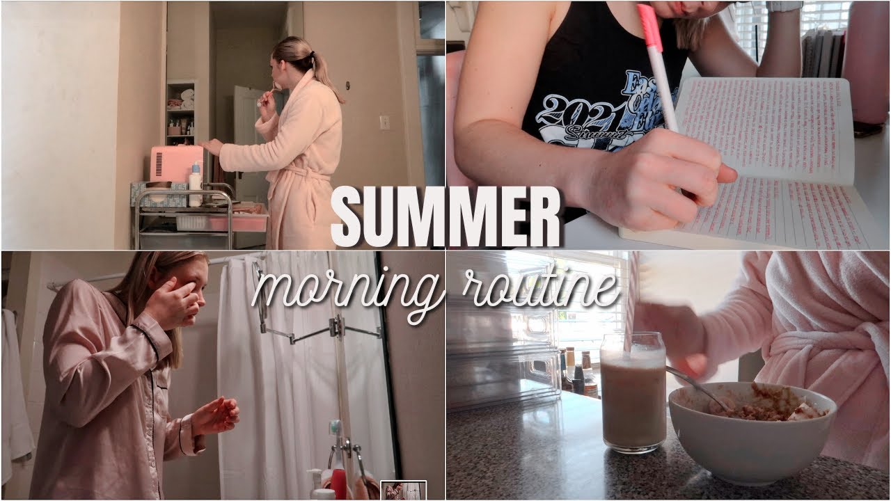 my summer morning routine 2022 - YouTube