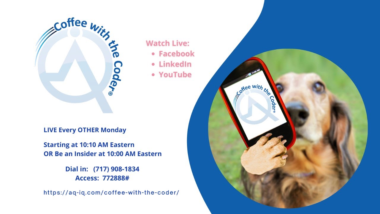 Episode 155 Coffee with the Coder® - YouTube