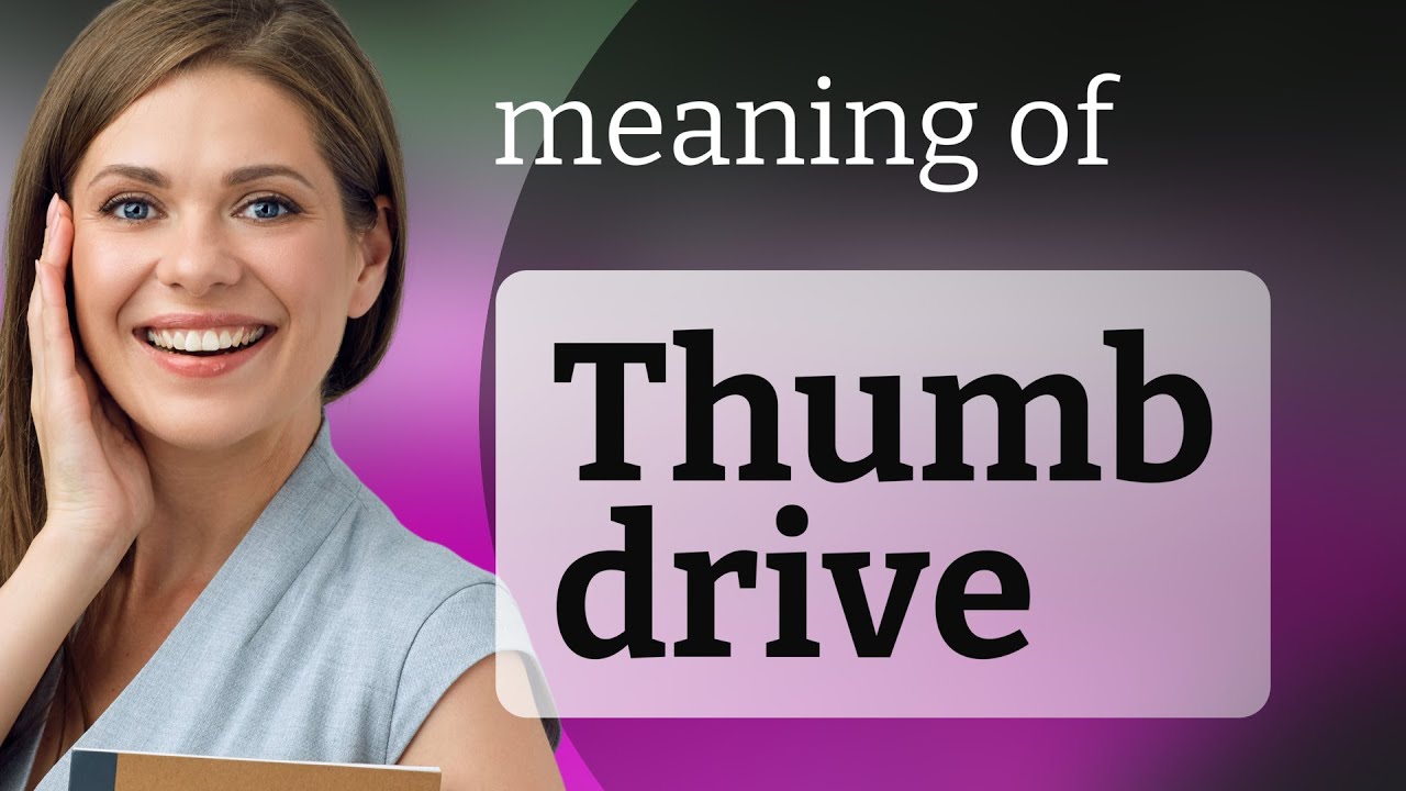 Understanding "Thumb Drive": A Handy Storage Device - YouTube