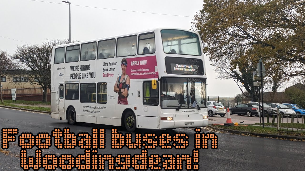 Football Buses In Woodingdean! - 9/12/23 - YouTube