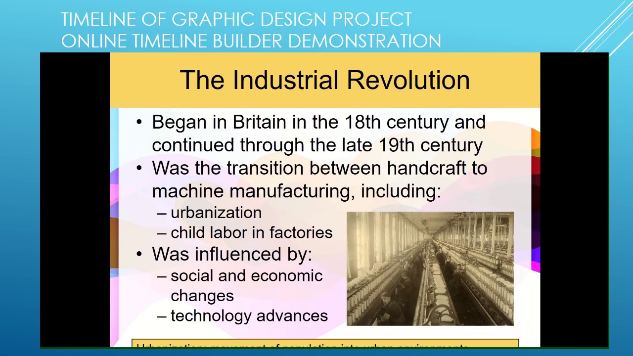 Timeline of Graphic Design Project - YouTube