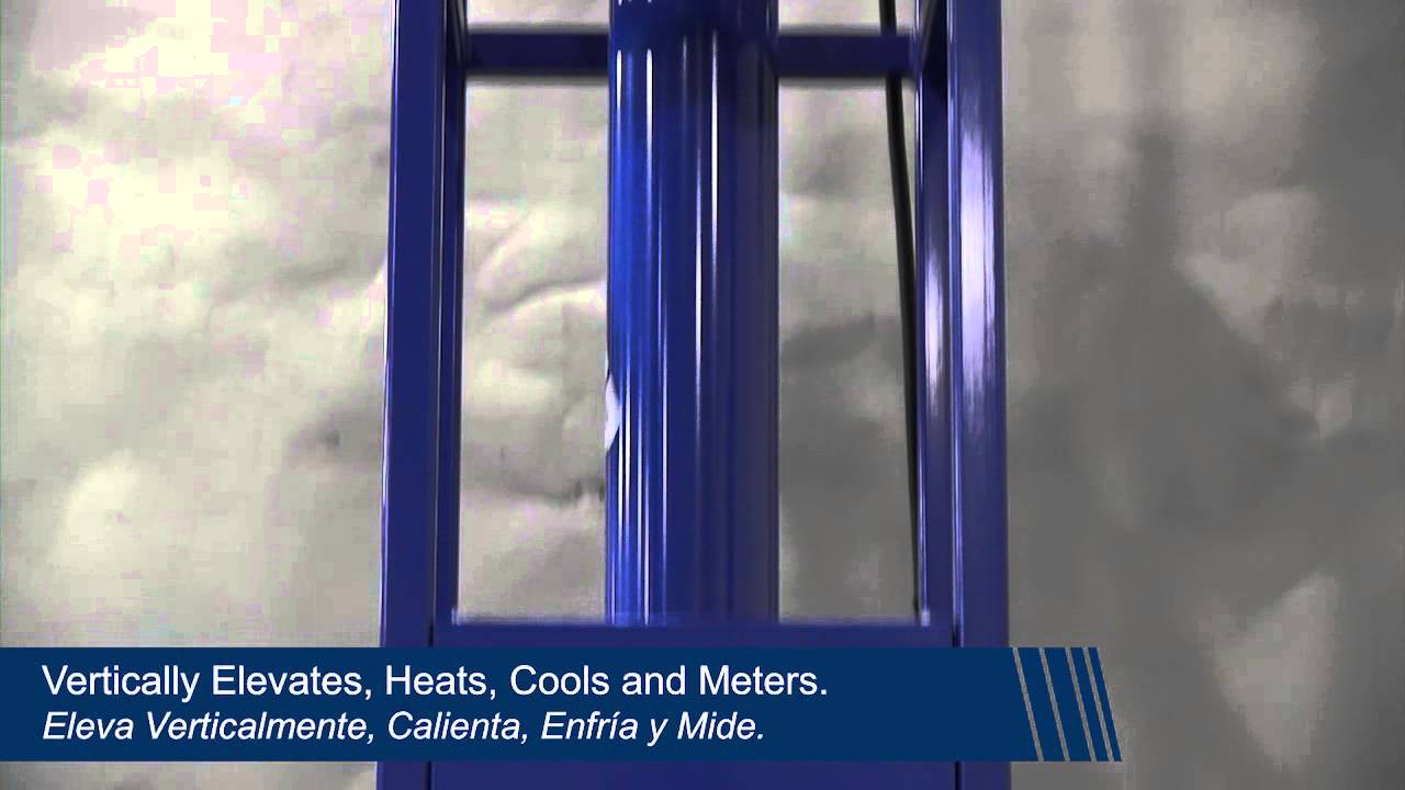 Palmer Vertical Lift Sand Conveyor - YouTube