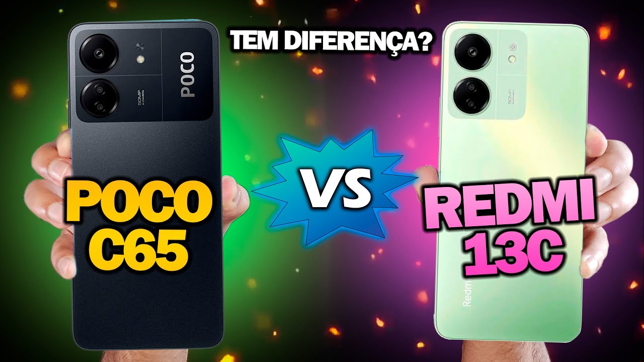 Poco C65 vs Redmi 13C Conheça as Diferenças - YouTube