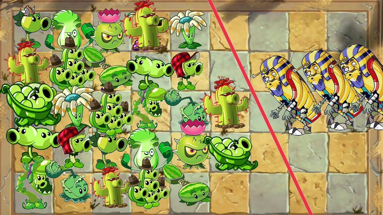Plants vs Zombies 2 Team clean vegetable plant with power-up! ( PVZ 2 ...