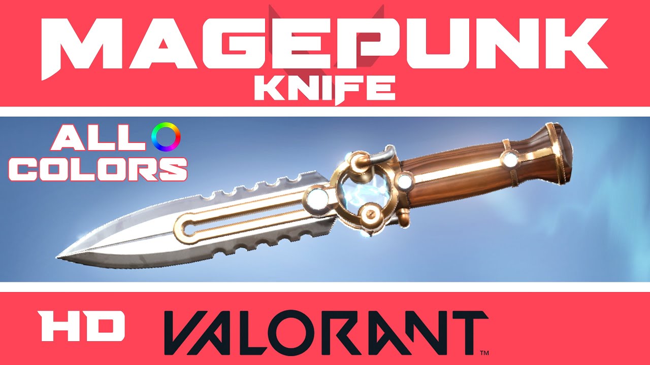 Magepunk Electroblade VALORANT KNIFE SKIN (ALL COLORS) | New Melee ...