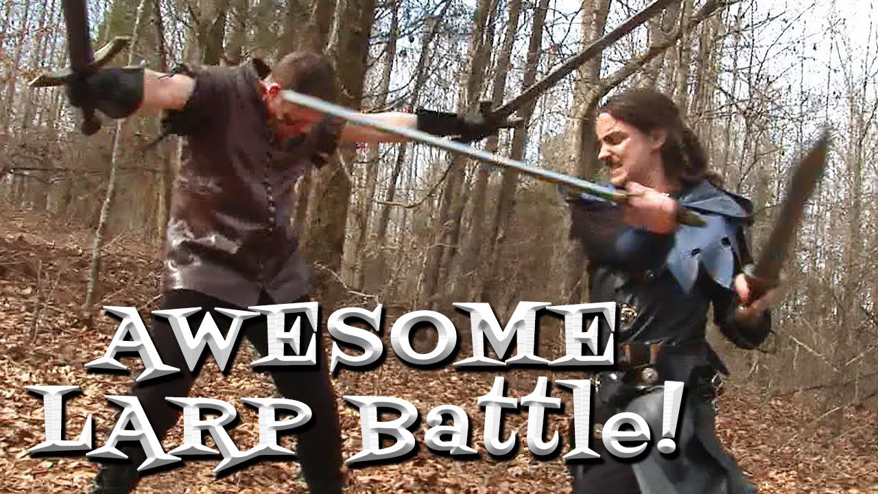 Exciting LARP Forest Battle! - YouTube