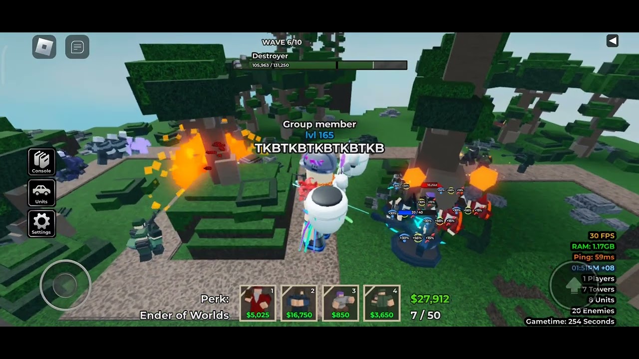 Solo Boss Rush Forest Path With ENDER OF WORLDS Perk & Perk Buffed Tower - YouTube