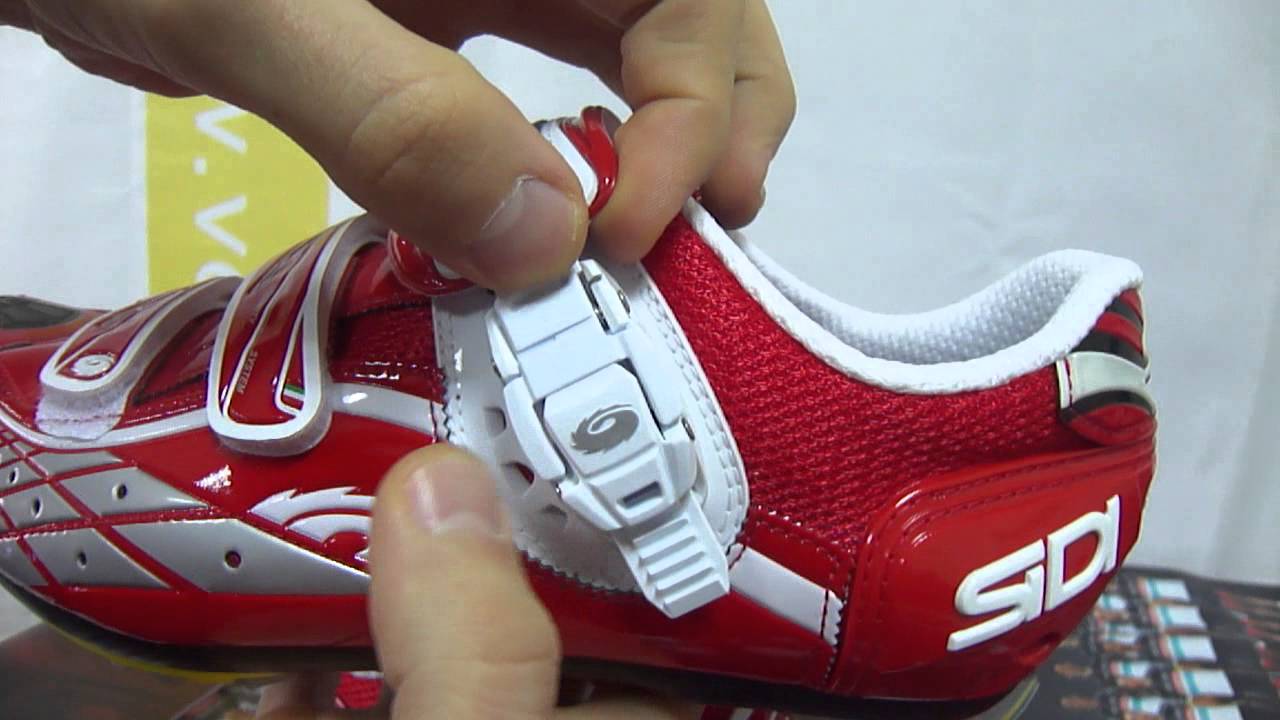 Sidi Spider SRS Red/Red Vernice от Velomoda - YouTube
