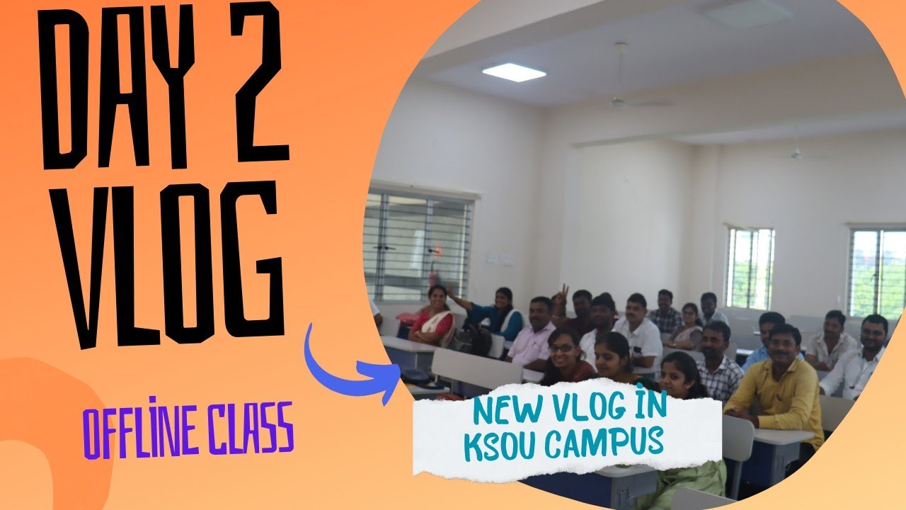 Second Day of Class at KSOU University (Offline) Vlog in 2024|KSOU ...