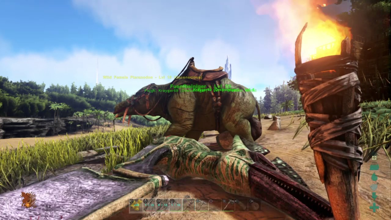 ARK Survival Evolved Pteranodon Zähmen PS4 Gameplay Letsplay - YouTube
