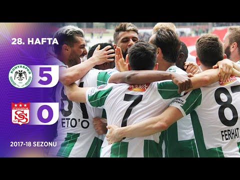 Konyaspor (5-0) Sivasspor | 28. Hafta - 2017/18