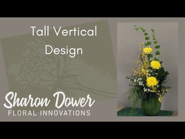 Line Flower Arrangement Tableau