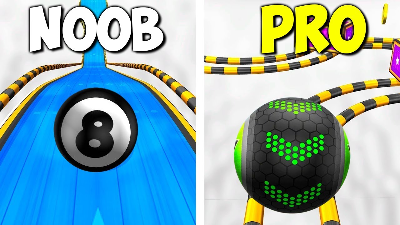 Noob VS Pro | Going Balls - Speedrun Gameplay Level 87 - YouTube