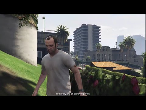 Grand Theft Auto V (PC) - Trevor Knocks Out Michael Gameplay
