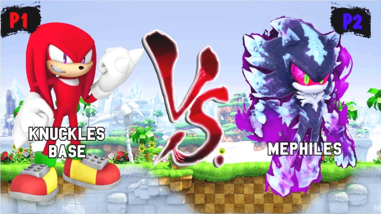Knuckles VS Mephiles I Sonic Battle JUS MUGEN v3 - YouTube