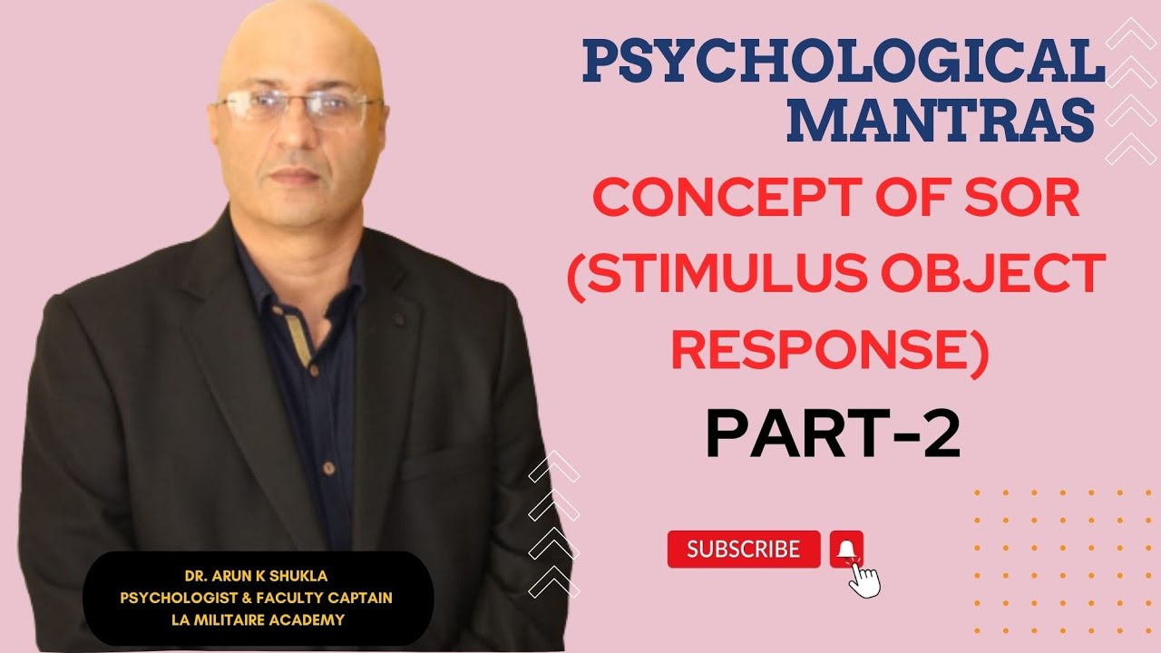 Exploring the SOR Model (Stimulus-Object-Response) | Part 2: Advanced ...