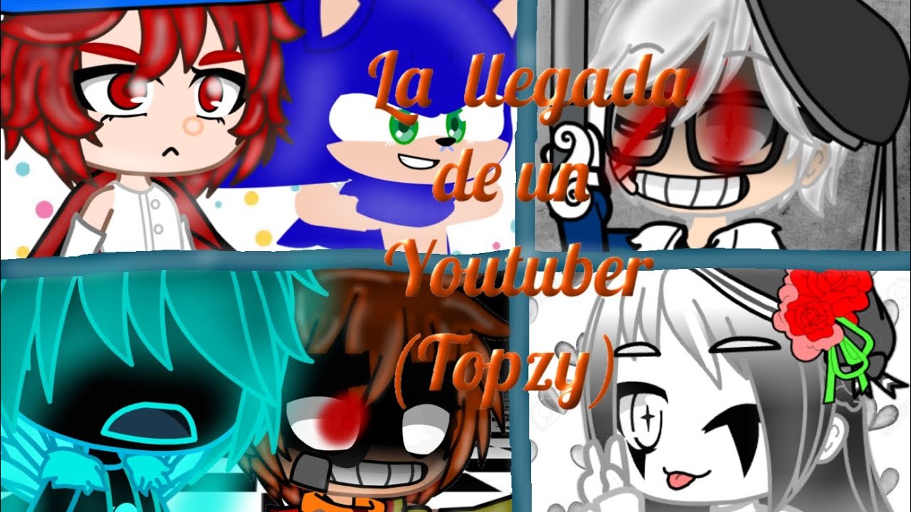 La llegada de un youtuber (Topzy)||🎬🎬Mini película 🎬🎬||Gacha club ...