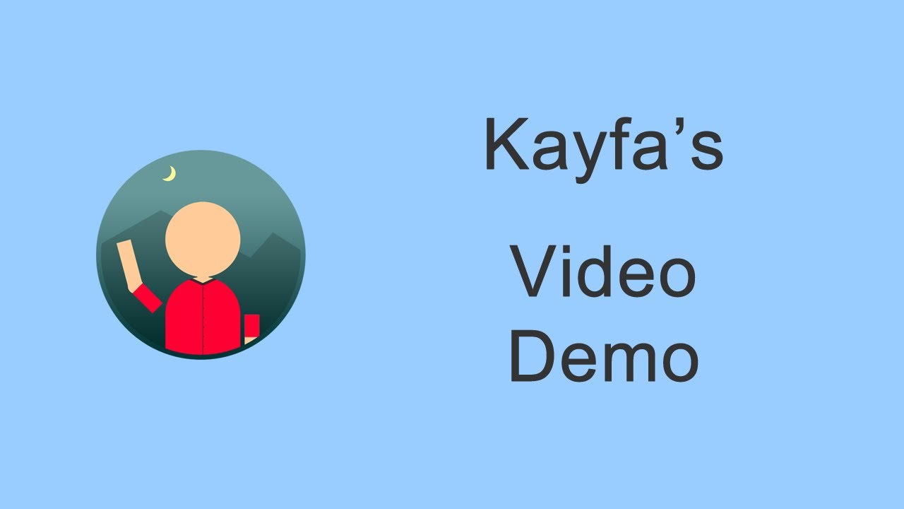 Kayfa App Demo - Report with button inside the app - YouTube