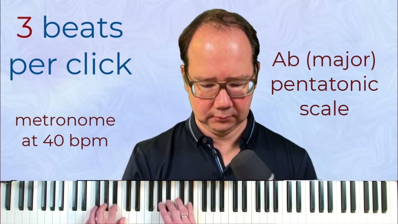 Scale and Rhythmic Exercise learned from Dan Tepfer - YouTube