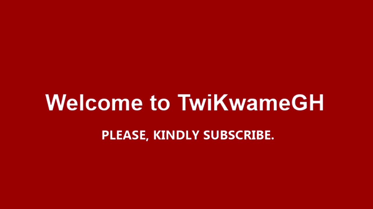 Basic greetings in Ghanaian Twi - YouTube