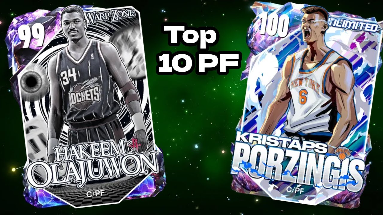 Ranking The Top 10 Power Forward NBA 2K25 MyTeam - YouTube