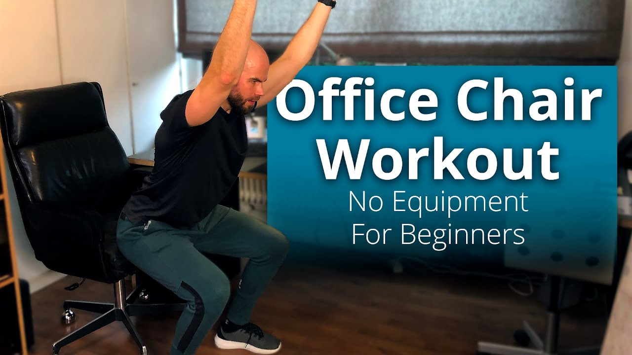 New 12 Min Office Chair Workout to boost your Workday (at Home) - YouTube