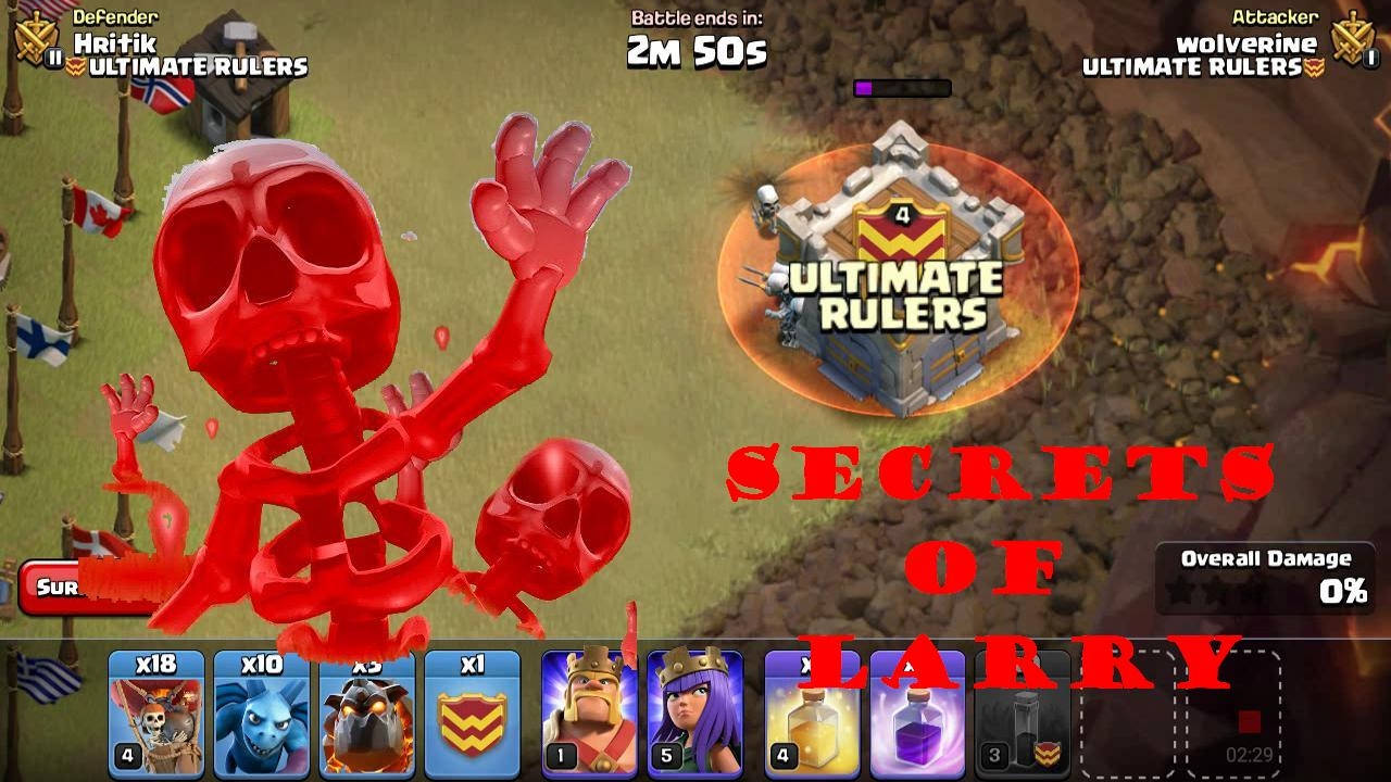 Clash of Clans: All new secrets of skeleton spell - YouTube