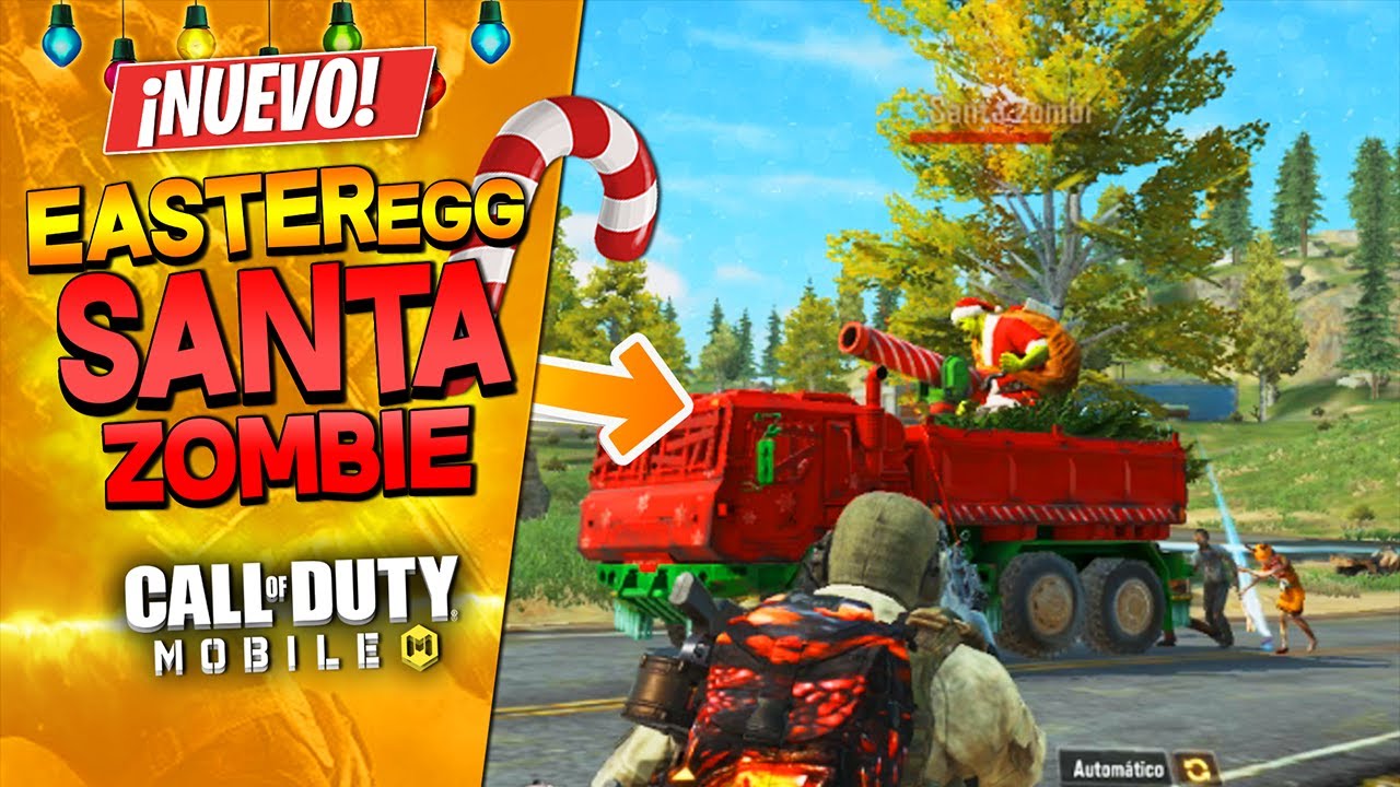 ¿CÓMO hacer el EASTER EGG de SANTA ZOMBIE en COD MOBILE? | Bronn - YouTube