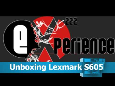 Unboxing Lexmark s605 - YouTube