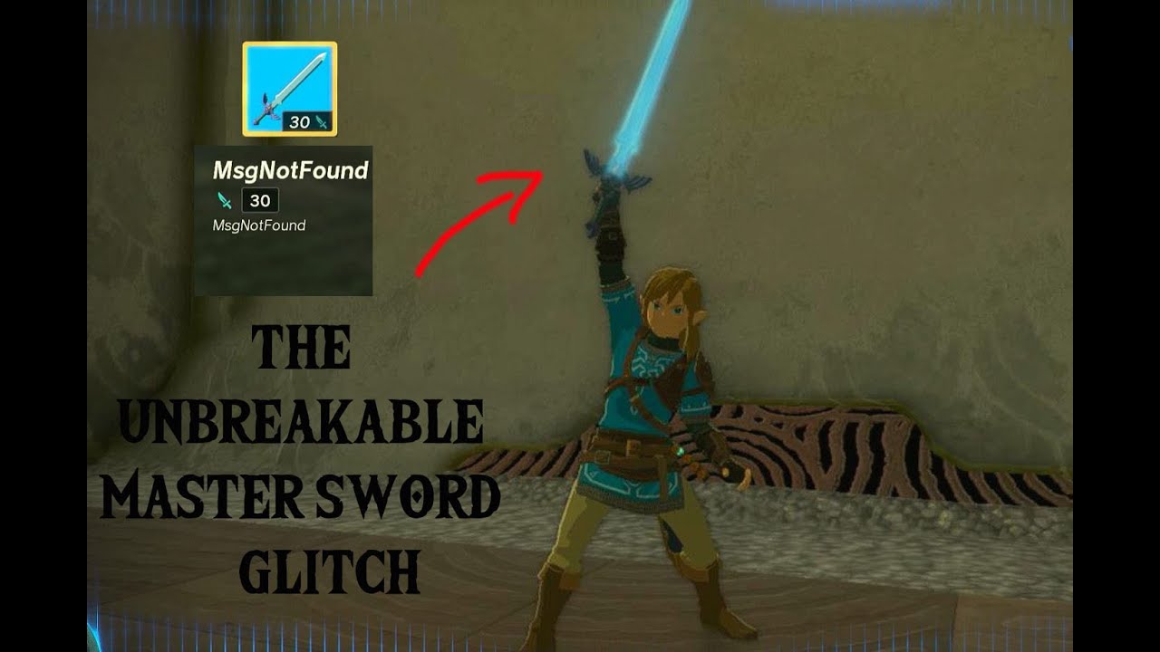 The Unbreakable Master Sword Glitch - YouTube