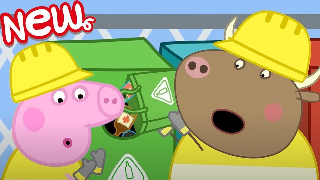 Peppa Pig Tales 🐷 Peppa Helps Sort The Bins 🐷 BRAND NEW Peppa Pig ...