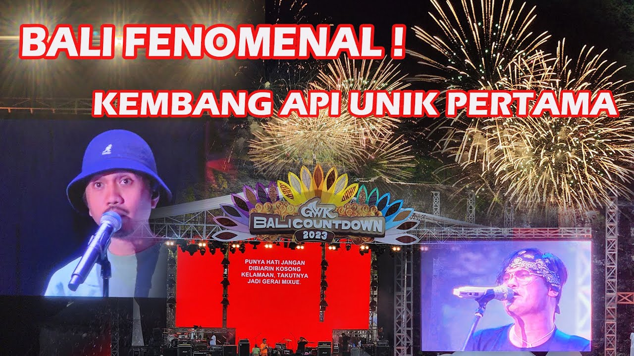 TAHUN BARU DI BALI 2023 FENOMENAL ! KEMBANG API UNIK TERBESAR PERTAMA ...