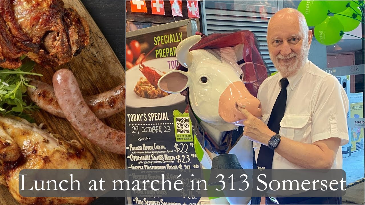 Indulging in a scrumptious lunch at marché in 313 Somerset Shopping ...