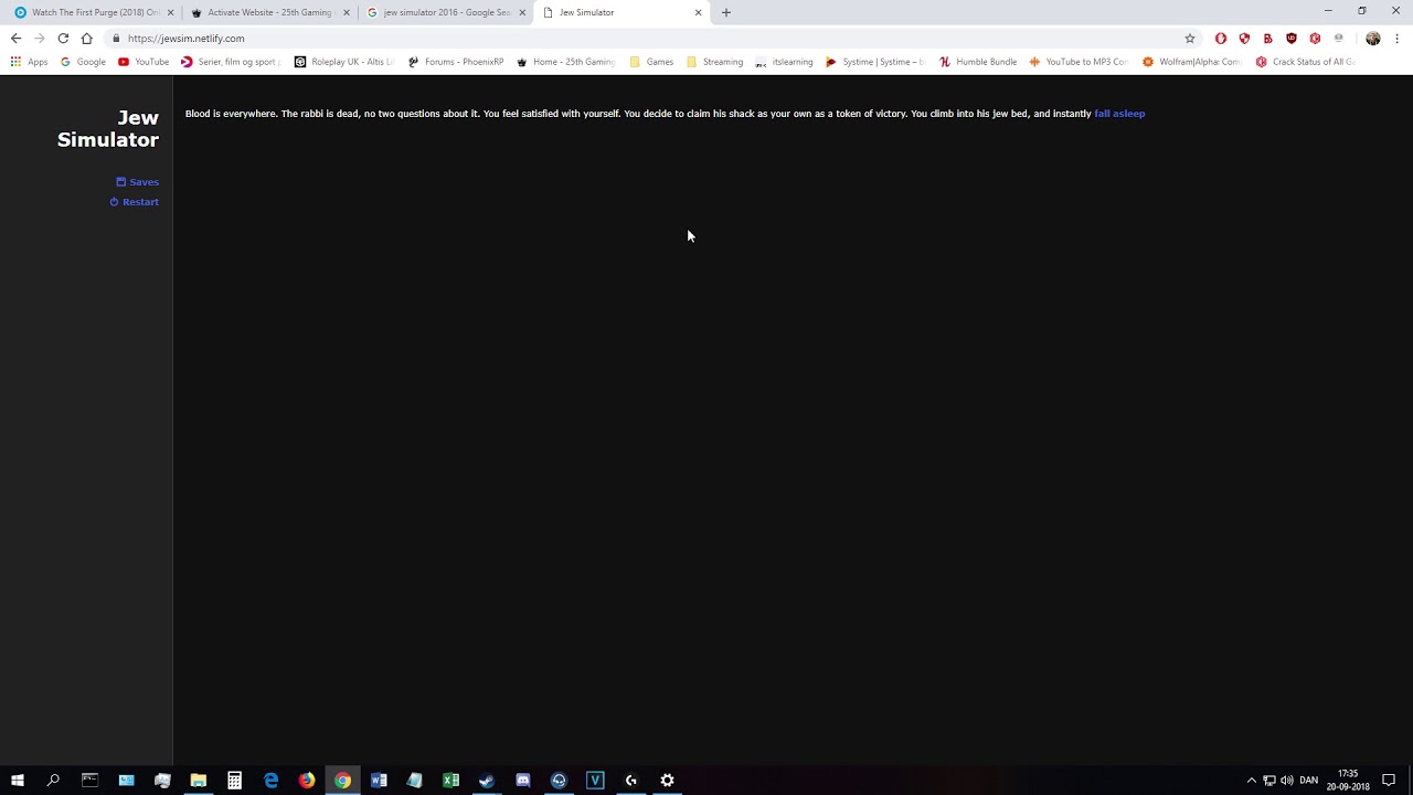 Playing Jew Simulator - YouTube